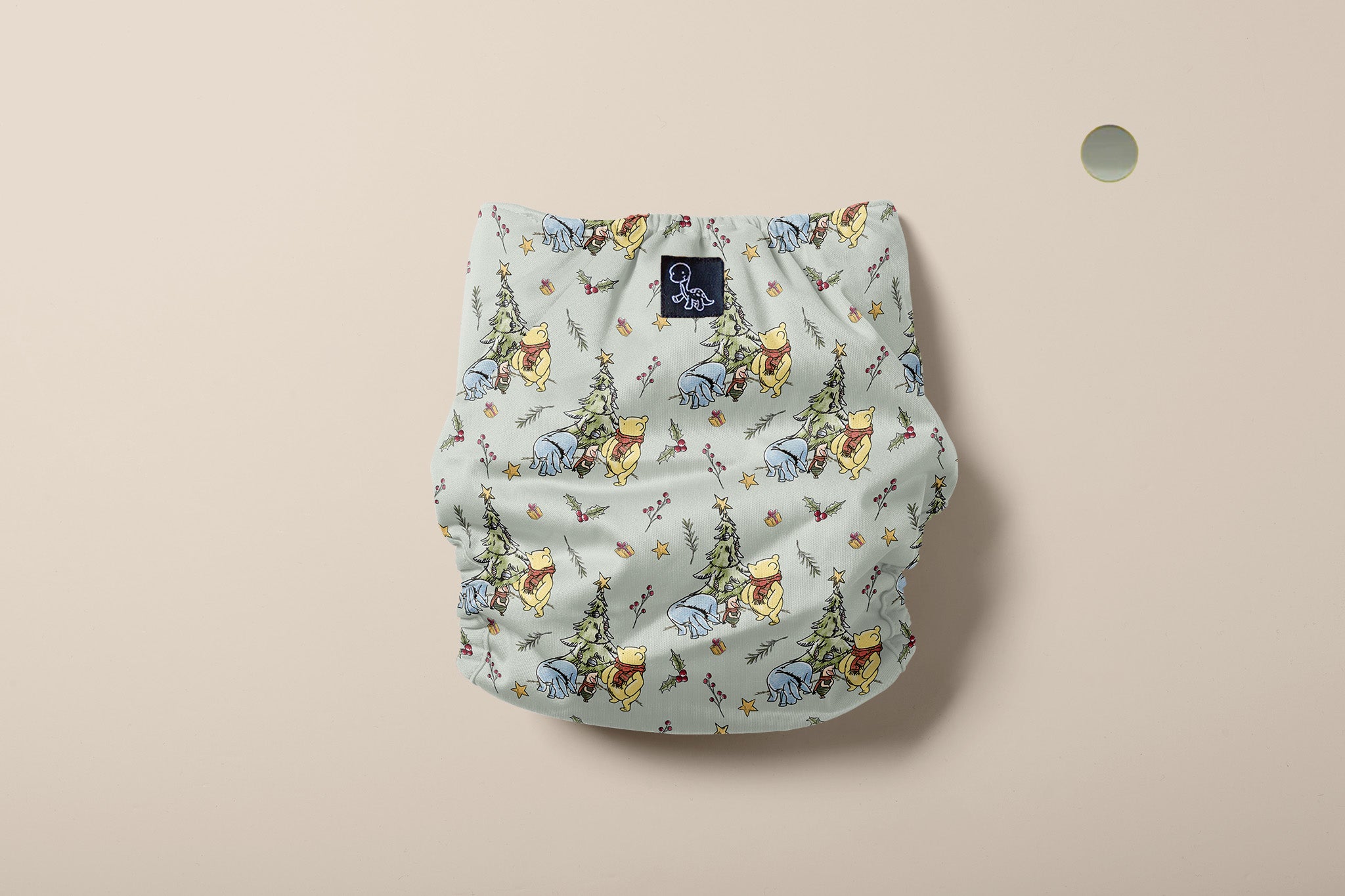 Classic Pooh's Christmas Reusable Cloth Diaper Cover – Dino Diapers